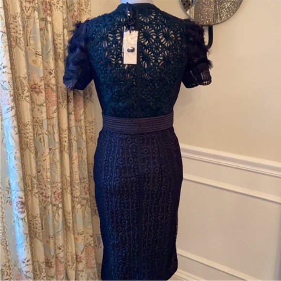 Byron Lars | Dresses | Byron Lars Black Midi Dress Size 6 New | Poshmark